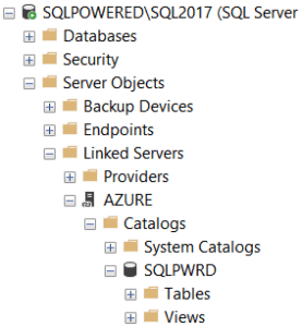 Linked Server from on-premise to Azure SQL Database – SQLpowered.com
