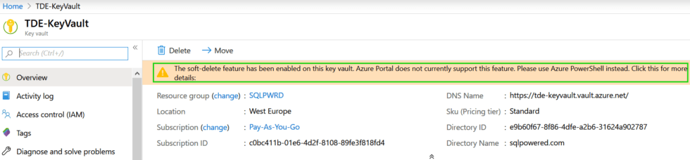 Configure Azure SQL Transparent Data Encryption With Your Own Key ...