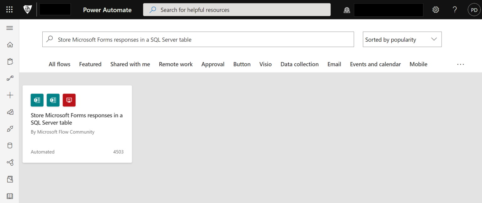 Saving Microsoft Forms responses to Azure SQL with Power Automate ...