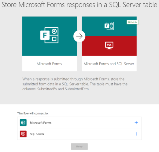 Saving Microsoft Forms responses to Azure SQL with Power Automate ...